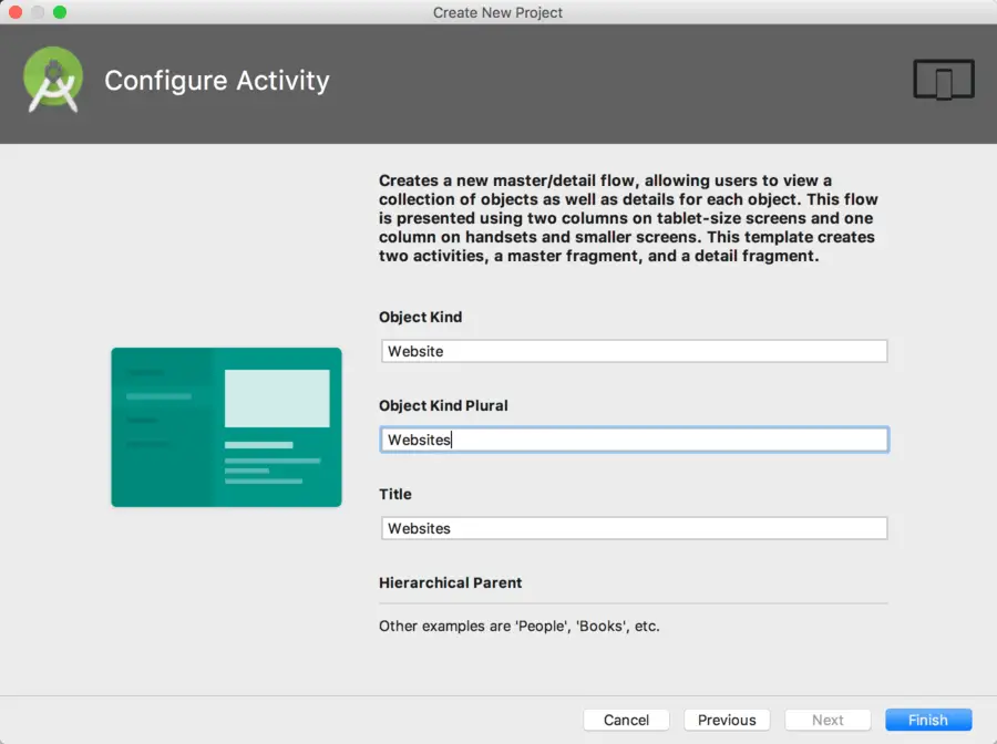 An Android Studio Master/Detail Flow Tutorial - Techotopia