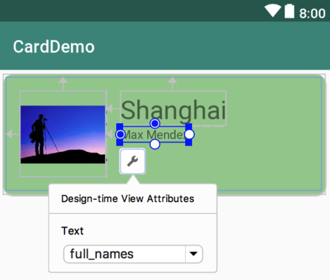 An Android Layout Editor Sample Data Tutorial - Techotopia