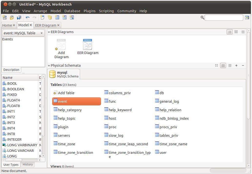 Using Mysql Workbench To Create A Database Model Techotopia MySQL